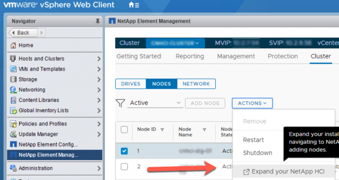 How to Expand your NetAPP HCI Cluster – Compute Nodes – Hybrid Data Center