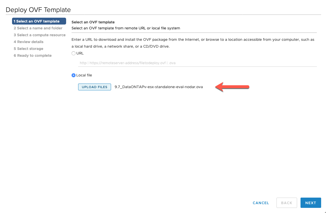 Deploy NetApp ONTAP Select (OTS) on an Intel NUC – Hybrid Data Center