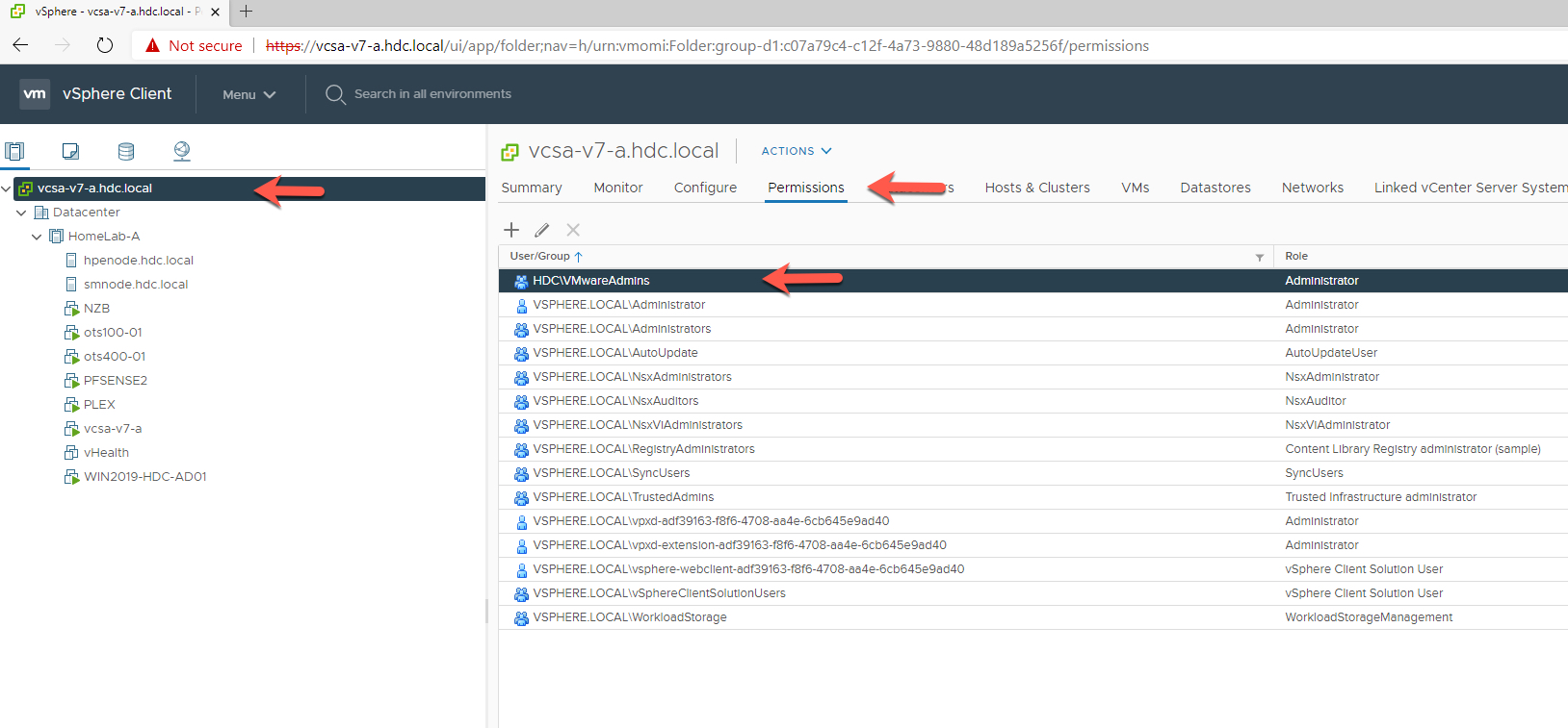 vCenter Active Directory Authentication – Hybrid Data Center