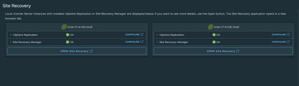 Configure Site Recovery Manager 8.3 Appliance – Hybrid Data Center