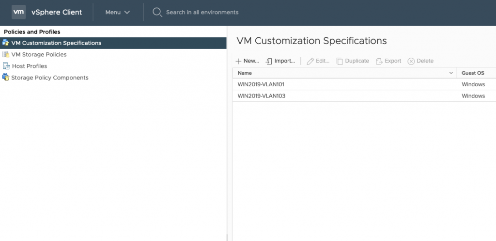Automate Vmware Vms With Customized Specifications Hybrid Data Center