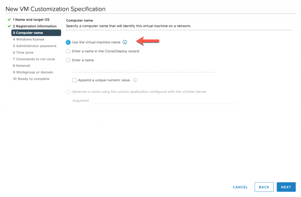 Automate VMware VMs with Customized Specifications – Hybrid Data Center