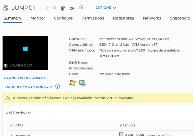 Deploy VMware VM with Customized Specifications – Hybrid Data Center