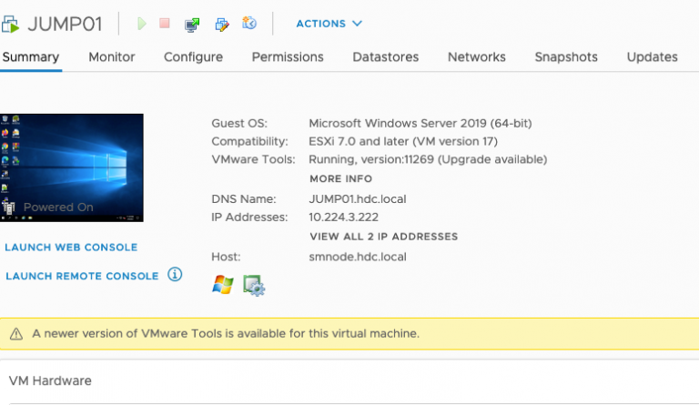 Deploy VMware VM with Customized Specifications – Hybrid Data Center
