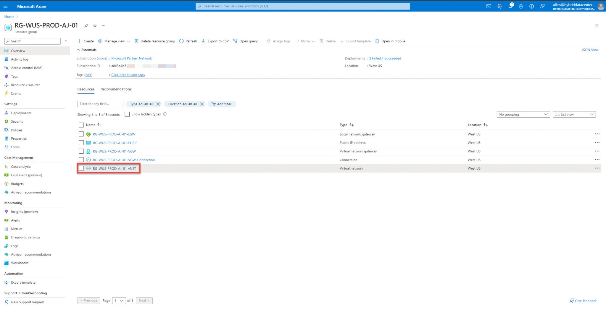 Deploy NetApp CVO – PART2 (AzureVPN) – Hybrid Data Center