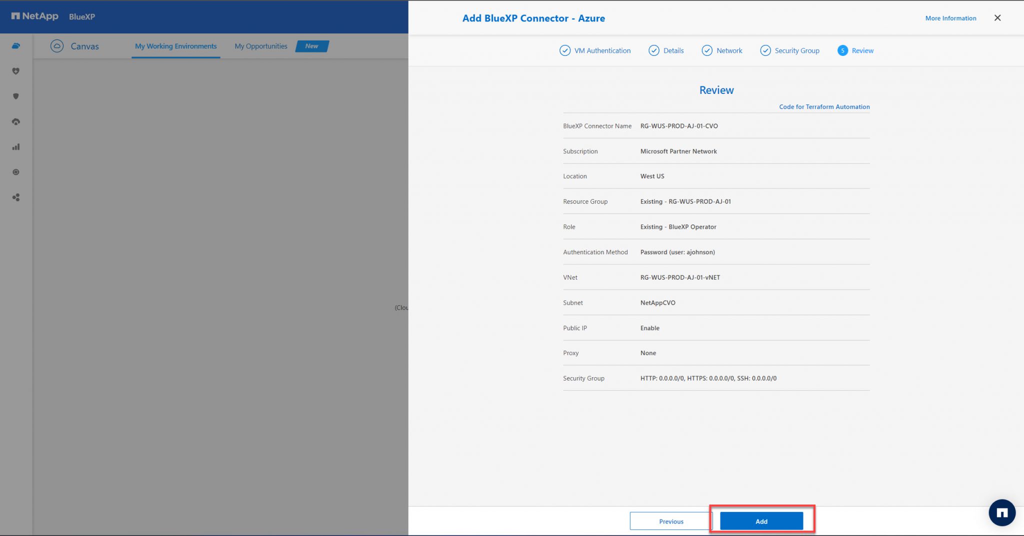 Deploy Netapp Cvo Part2 Azurevpn Hybrid Data Center