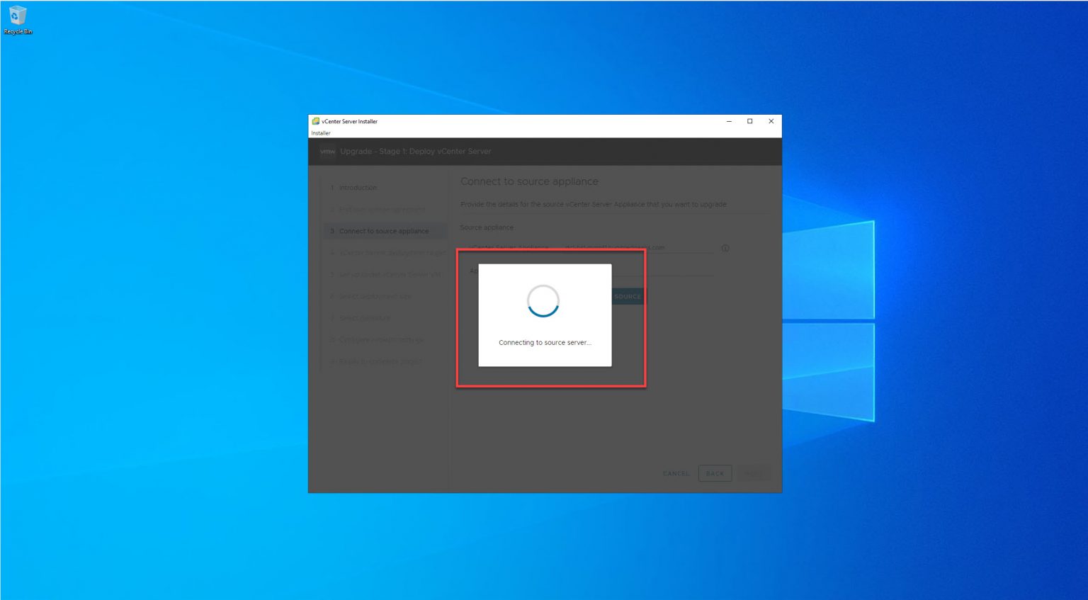 How to upgrade vCenter Server Appliance (VCSA) 7.x to 8.0 – Hybrid Data ...