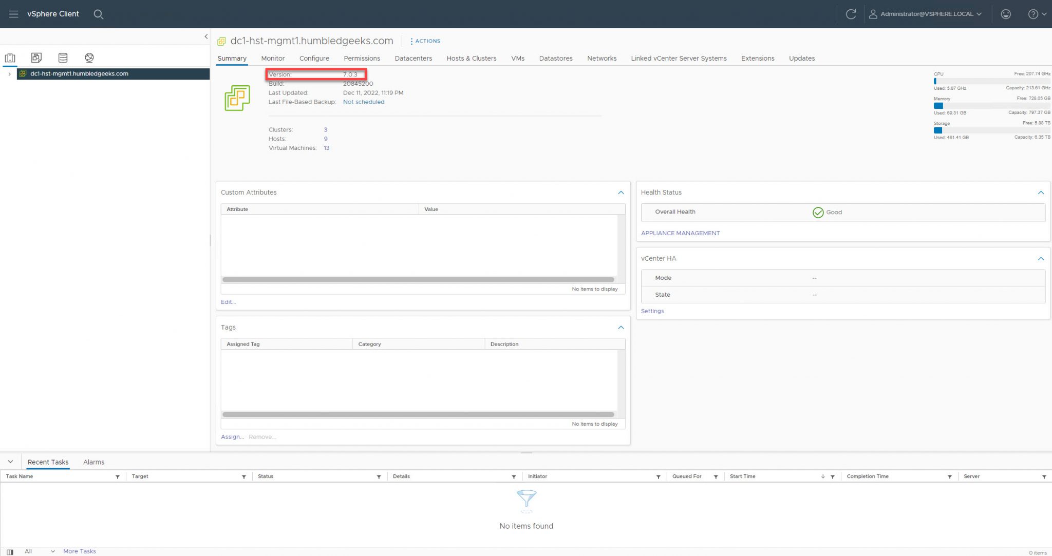 How to upgrade vCenter Server Appliance (VCSA) 7.x to 8.0 – Hybrid Data ...